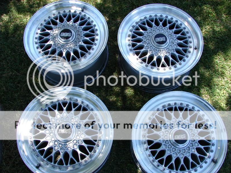 FS BBS RS forged 3 piece wheels - e36