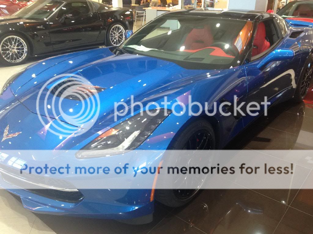 Picked up my new 2014 Corvette Stingray over the weekend - Laguna Blue ...
