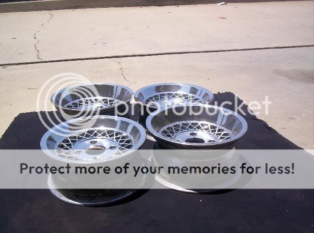 RARE Mesh 14x6 14x7 rims Refinshed STAGGER'D 4x130 bolt pattern | VW ...